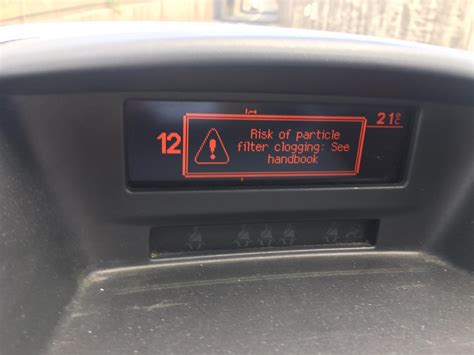 207 Hdi Risk Of Particle Filter Clogging Warning Light 40 OFF