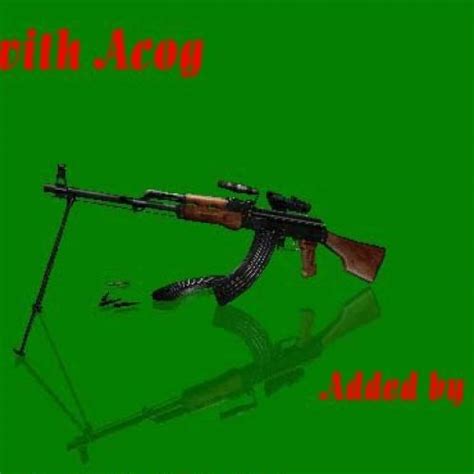 RPK LMG With Acog M Counter Strike Condition Zero Weapon Models Goldsrc Warehouse