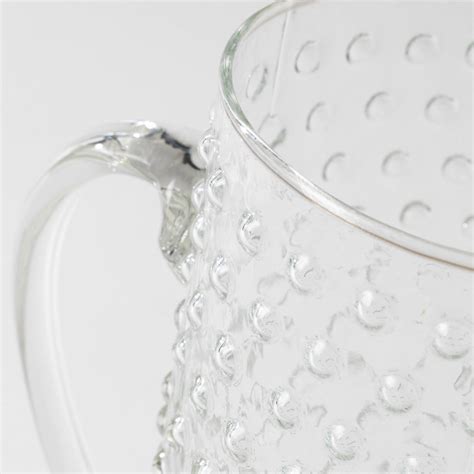 Hobnail Pitcher And Drinking Glasses Modern Locke