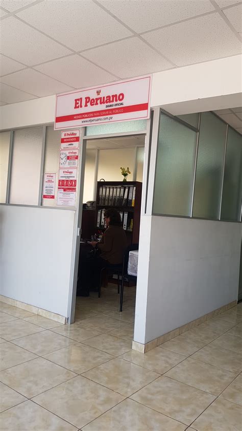 Diario Oficial El Peruano En La Ciudad Huancayo