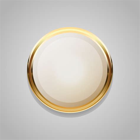 Luxury Golden Badges And Labels Retro Vintage Circle Badge Design