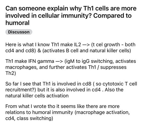 Th1 And Cellular Immunity Rimmunology