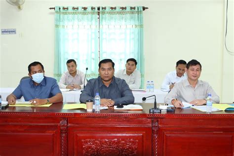 ប្រធានគណៈបញ្ជាការឯកភាពរដ្ឋបាលខេត្តកំពង់ធំ ជំរុញប្រធានគណៈបញ្ជាការឯកភាពរដ្ឋបាលក្រុង ស្រុក