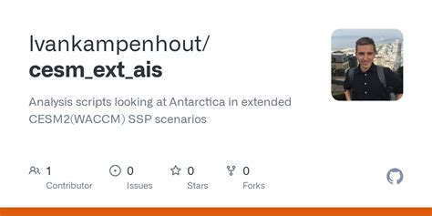 Github Lvankampenhoutcesmextais Analysis Scripts Looking At Antarctica In Extended Cesm2