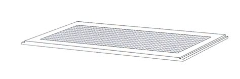 Condensing Unit Cage Base Panel Lge Med 4523 L