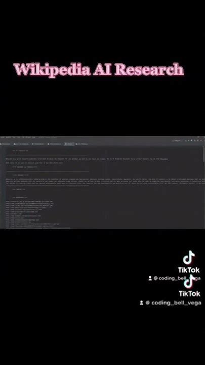 Wikipedia Ai Research Pythonprogramming Python Programming Ai