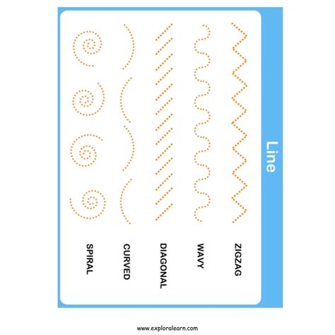 Free Exploralearn Worksheets Mix Lines Practice Worksheet
