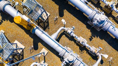 Natural Gas Pipeline One Part Of Nord Stream Pipeline From Russia To
