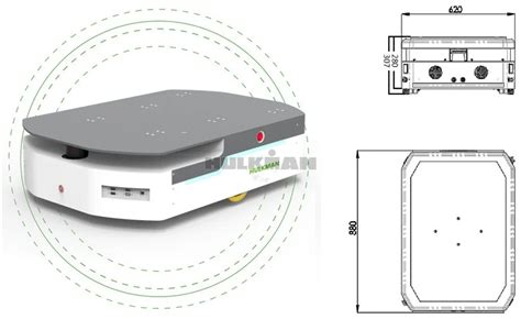 300kg 500kg 1000kg Agv Chassis Vehicle For Sale