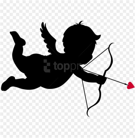 Free Download Hd Png Cupid Silhouettespicture Png Images Background