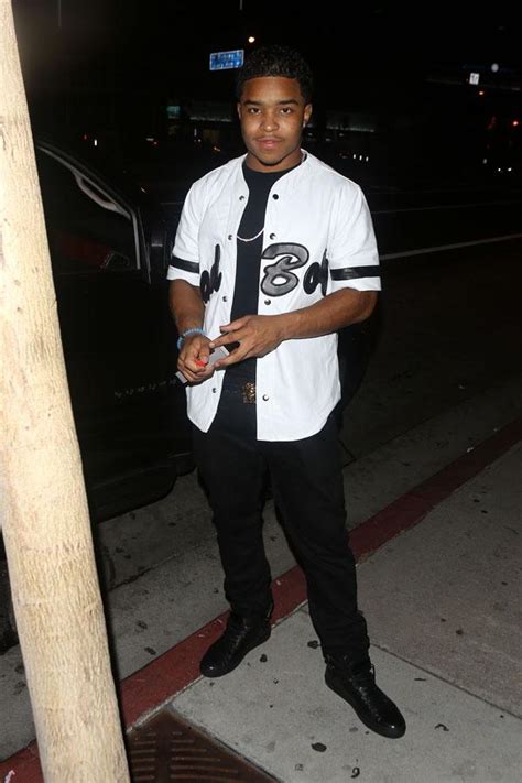 Shaking Off The Scandal Diddys Son Justin Combs Parties In La Amid