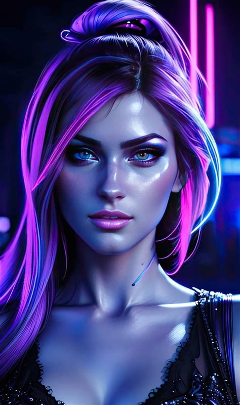 Neon Cg Girls 29 By Aiartzone On Deviantart