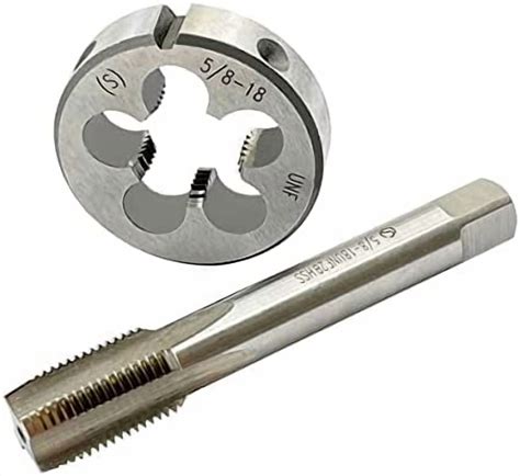 5 8 18 Tap And Die Set Unf Machine Thread Tap And Round Thread Die Right Hand Hss Taper