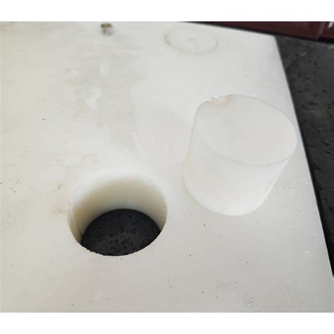 Waterjet Cutting Hdpe Double Wall Pipe