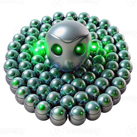 Magnificent Abstract A Swarm Of Nanobots Forming The Shape Of Genuine