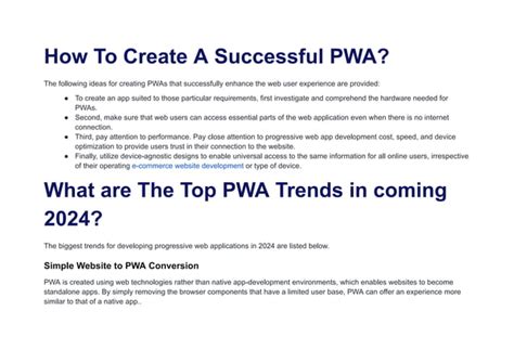 Pwa Development Guide Creating Progressive Web Apps Pdf