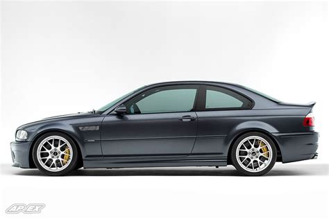 Bmw E46 M3 With 18 Ec 7 Wheels In Race Silver