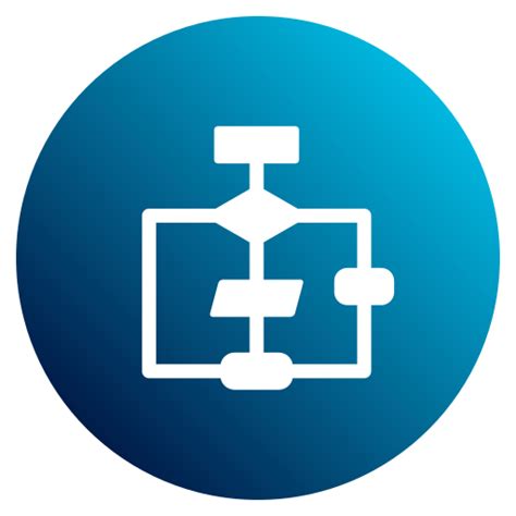 Flowchart Generic Flat Gradient Icon