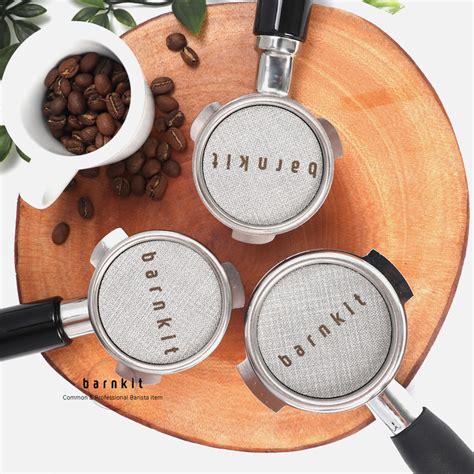 커피 라운드 필터 퍽 스크린 퍽 필터 바텀리스 포터필터 에스프레소 추출 채널링 편류현상 과소추출 과다추출 방지에 도움을 주는 아이템