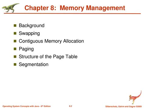 ppt chapter 8 memory management powerpoint presentation free