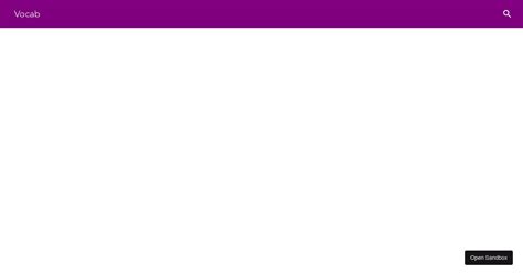 Internship Codesandbox