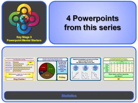 Ks3 Maths Mental Starters Statistics Various Teaching Resources