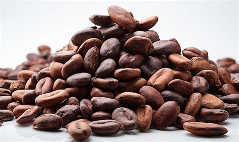Premium Ai Image Cocoa Bean Cluster In The Spotlight