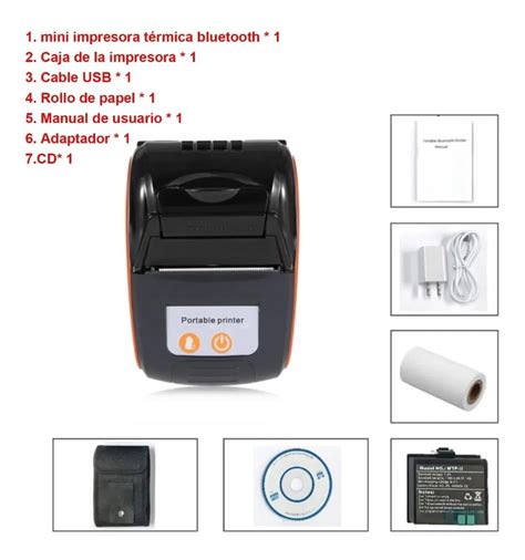 Impresora Térmica De Recibos Bluetooth Inalámbrica mm Eo Safe Imports Color Negro Coppel