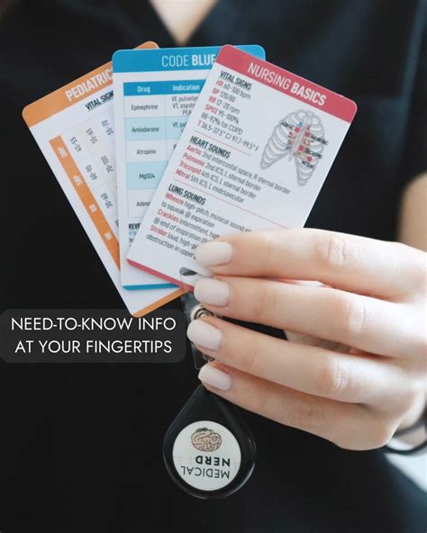 Nursing Reference Card Bundle Perfect T For Nursing Etsy
