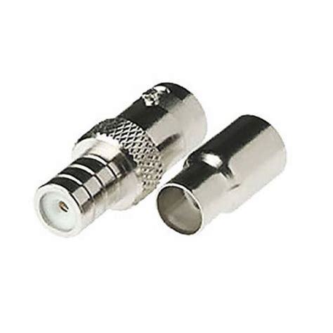 Scp Bnc Female 2 Piece Crimp Connector For Rg6 U Plenum 100pcs 905