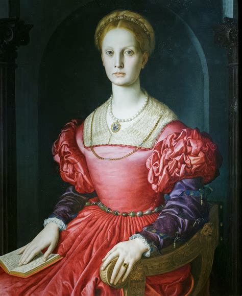 Portrait Of Lucrezia Panciatichi By Agnolo Bronzino