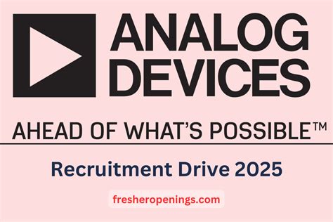 Analog Devices Internship Drive 2025 Hiring Freshers As Analystdata