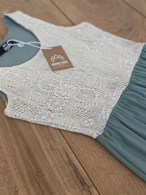 Midi Dress Maya Mint Lace Shoko