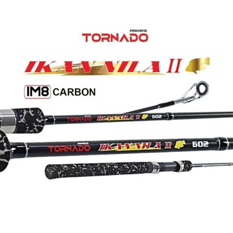 Jual Tornado Joran Spinning Ikan Nila Ii Carbon Im8 Kolam Galatama
