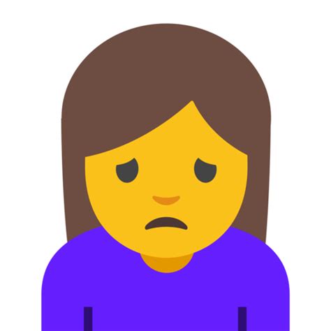 🙍‍♀️ Mulher Franzindo A Sobrancelha Emoji Significado E Uso