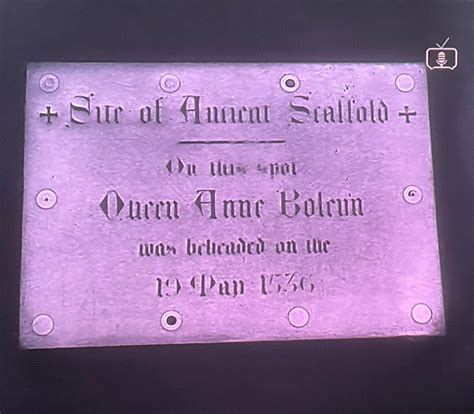 Anne Boleyn Beheaded 1946 London Remembers Aiming To Capture All Memorials In London