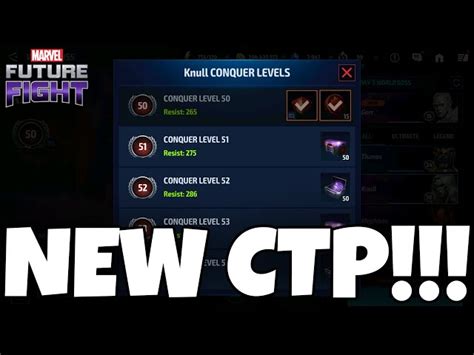 Getting A New Ctp Marvel Future Fight