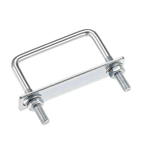Uxcell Square U Bolts 3 5 8 92mm Inner Width Carbon Steel M8 With