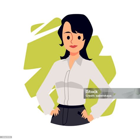 Potret Wanita Bisnis Muda Eksekutif Manajer Atau Pengusaha Ilustrasi Stok Unduh Gambar