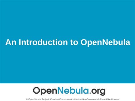 techday april introduction to opennebula ppt