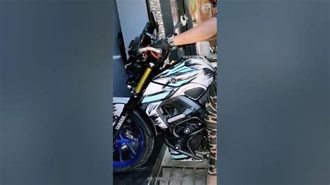 Indias First Silver Wrapping On Mt 15 😱⚠️ Mt15black Mt15bestwrap Mt15 Ytshorts Youtube