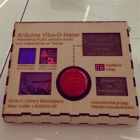 Arduino Vibe O Meter Vibeometer Twitter