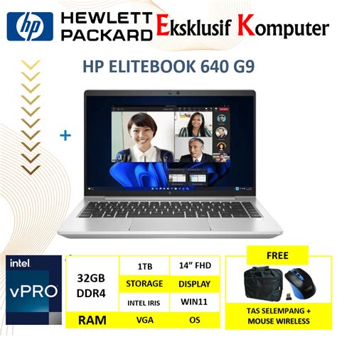 Jual Laptop Hp Elitebook G Intel Vpro I U Gb Tb Ssd Fhd Windows Home