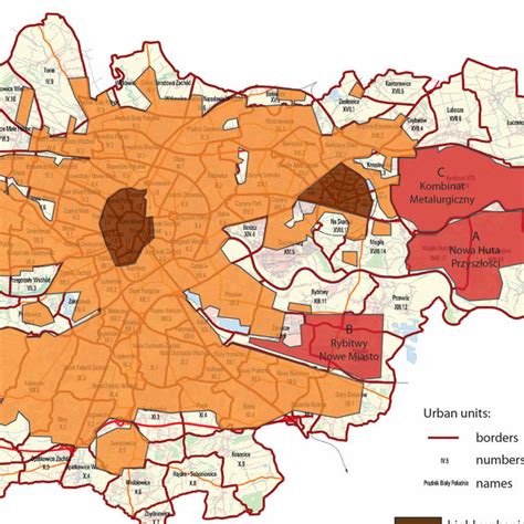 Scheme Of Highly Urbanized Areas And The Direction Of Their Development