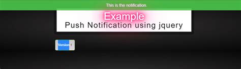 Jquery Push Notification Plugin Javatpoint