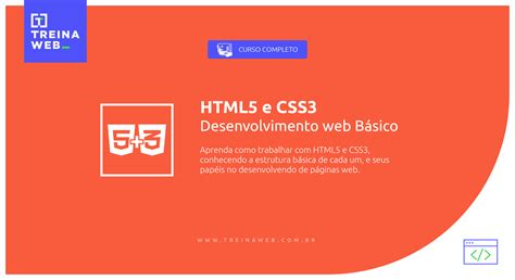 curso de html5 e css3 desenvolvimento web básico treinaweb