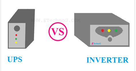 Actual Difference Between UPS And Inverter ETechnoG