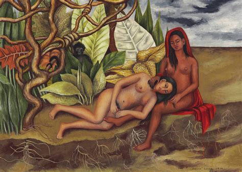 Frida Kahlo Two In The Woods Art Poster Poster Store Uk