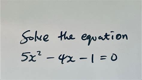 Factorization Method Youtube