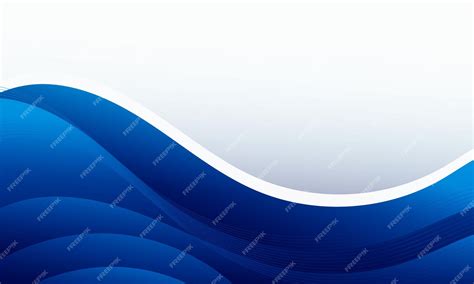 Premium Vector Dynamic And Modern Abstract Background With Flowing Blue Waves